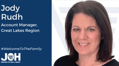 JOH Welcomes Jody Rudh, Account Manager, Great Lakes Region - JOH